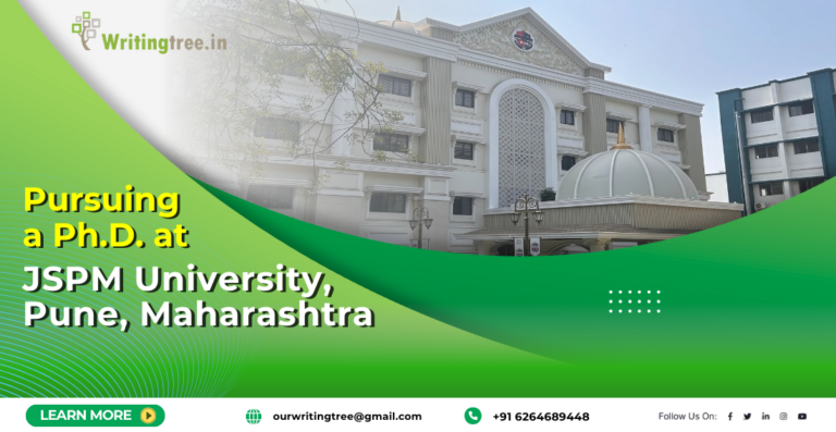 Ph.D. Program at JSPM University, Pune, Maharashtra