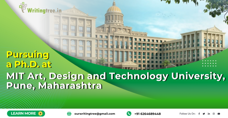 Ph.D. Program at MIT Art, Design and Technology University, Pune